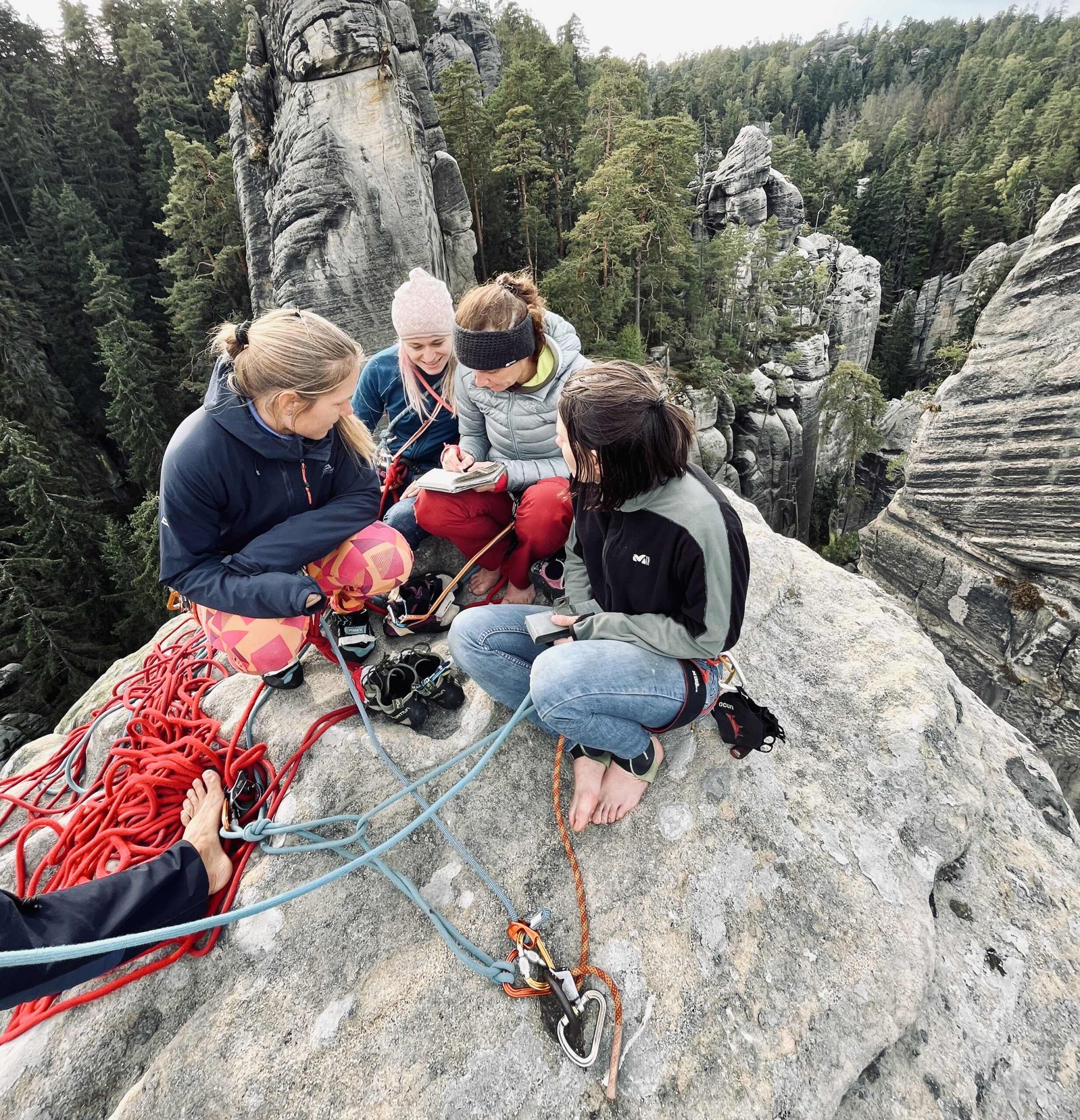 Climb Sandstone Towers in the Czech Republic - Chamonix Experience