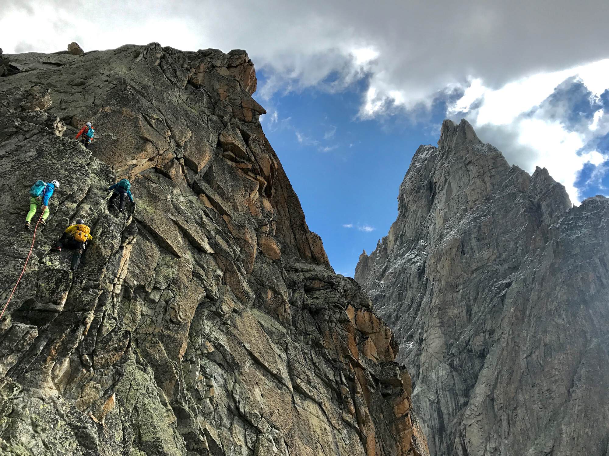 Alpine climbing progression course in Chamonix